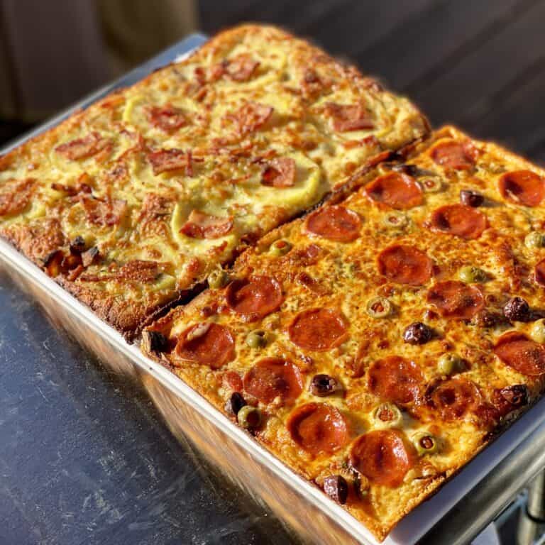 The Easiest Detroit-Style Pepperoni Pan Pizza Recipe - Grilling Montana